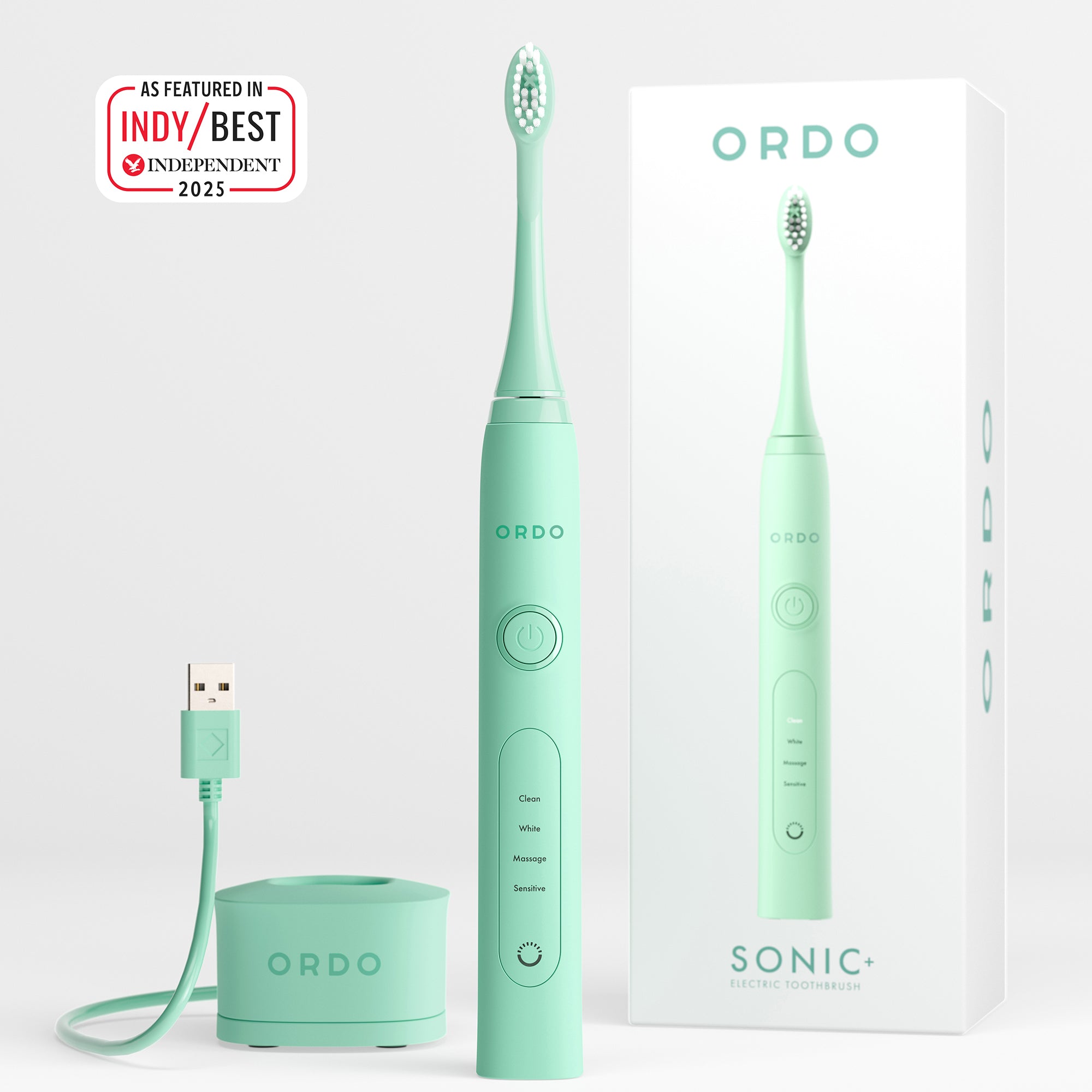 Mint Green Sonic Electric Toothbrush | ORDO – Ordo Global