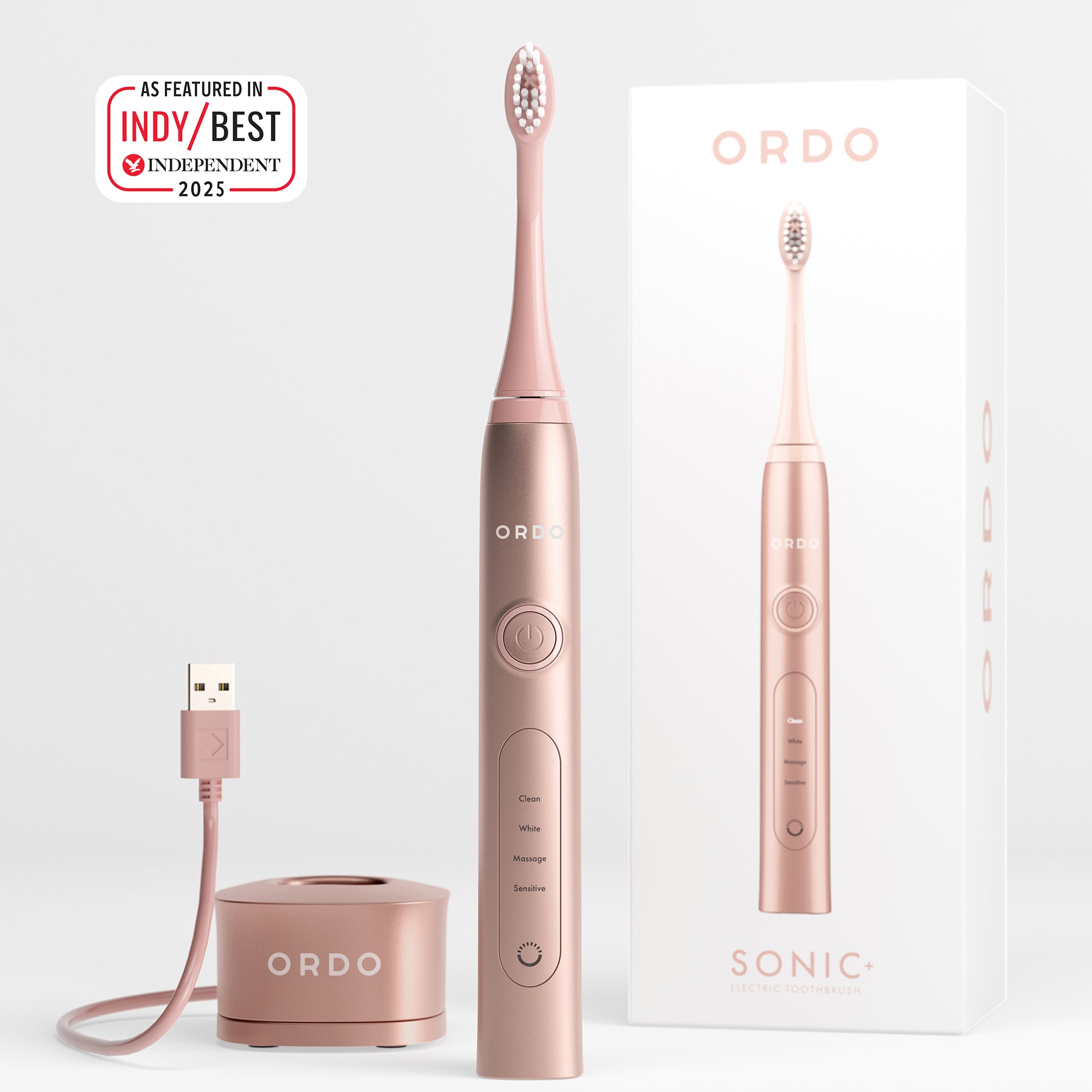 Rose Gold Sonic Electric Toothbrush | ORDO – Ordo Global