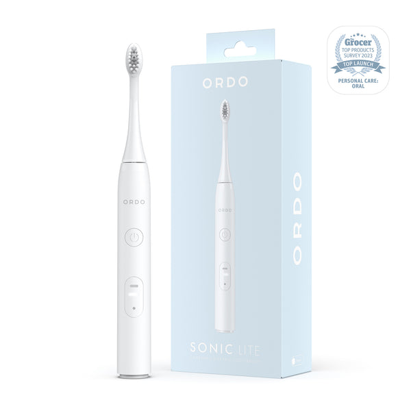 Ordo Sonic Lite Electric Toothbrush - Snow | Sonic Toothbrush | Ordo ...